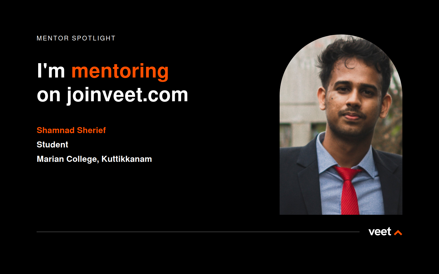 Get mentored by Shamnad Sherief on Veet